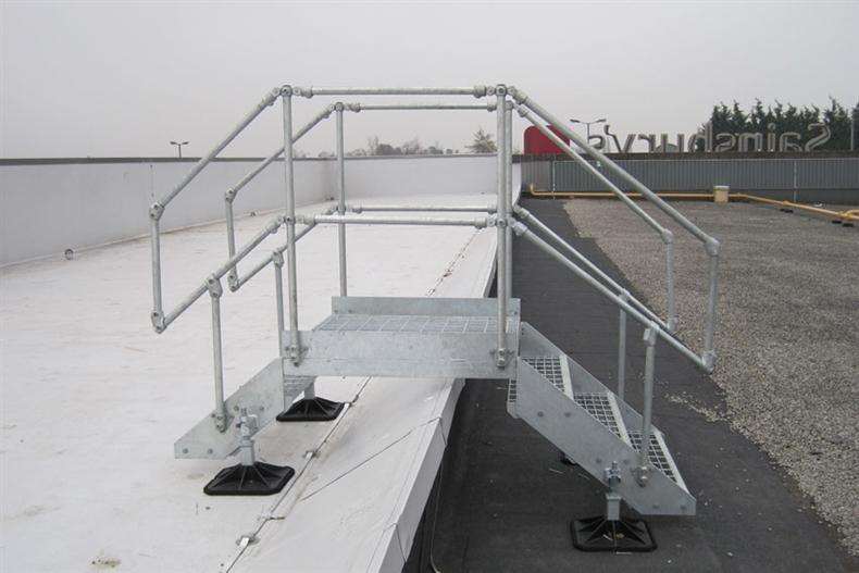 Alixo - 4-step stepover - platform 1000mm - handrail included