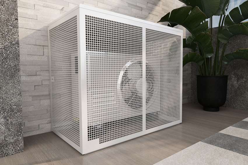 Alixo - Condensing unit guard - lacquered steel - medium