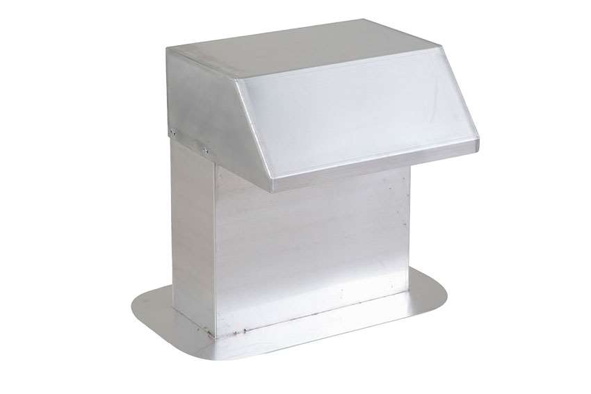 Alixo - Alu roof inlet - 500x200mm - with extra wide opening