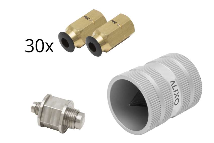 Inoac - Kit conic joint 1/4" 30x cj set, tool and deburrer