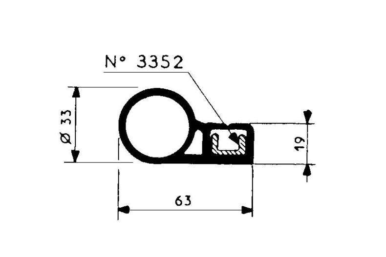Fermod - 3461 - bourrelet 3461 - Bourrelets Fermatic