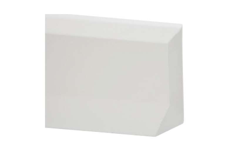CoolX - Endcap 500mm right polyester concrete plinth