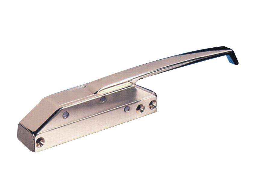 CoolX - Latch straight gold colour without cylinder lock