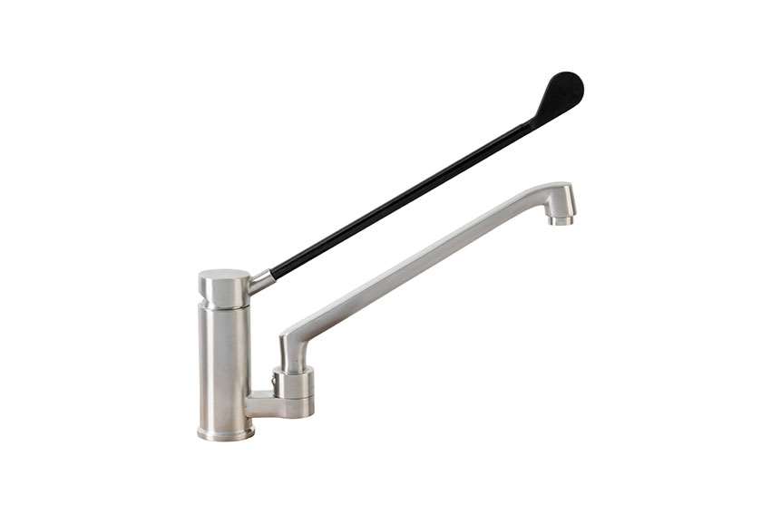 Linum - Inoxo ELB stainless steel elbow operated faucet with spout