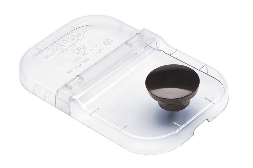 Server Products - Halbaufklappbarer Deckel mit Knopf