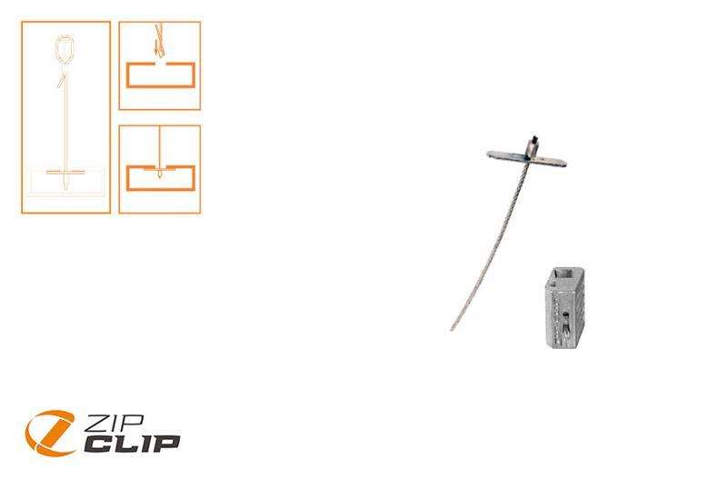Zip Clip - Toggle-it suspension system - 3mtr - working load 15kg