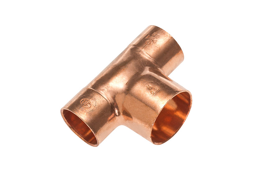 T-pieces from 1" ACR - Solder joint couplings ACR - Inch