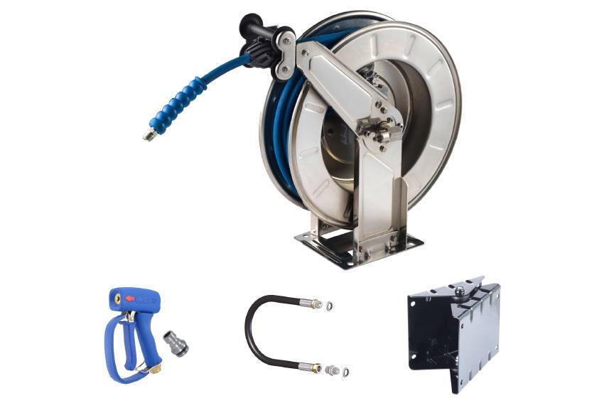 Hose rail units without housing